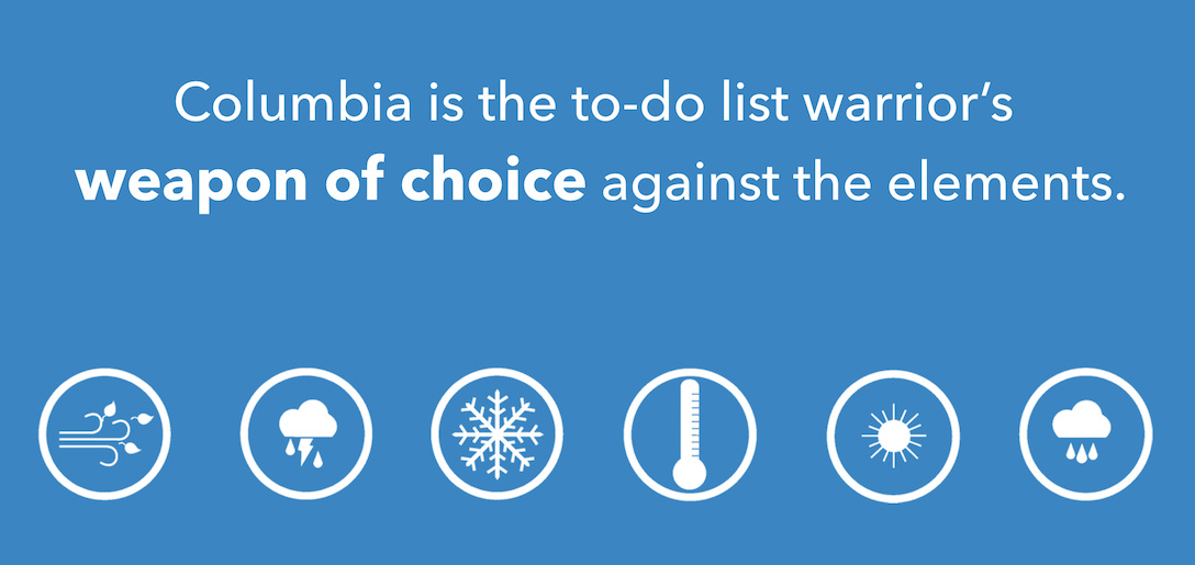 Columbia - Strategy Creative Brief - Aaron Lee | VCU Brandcenter